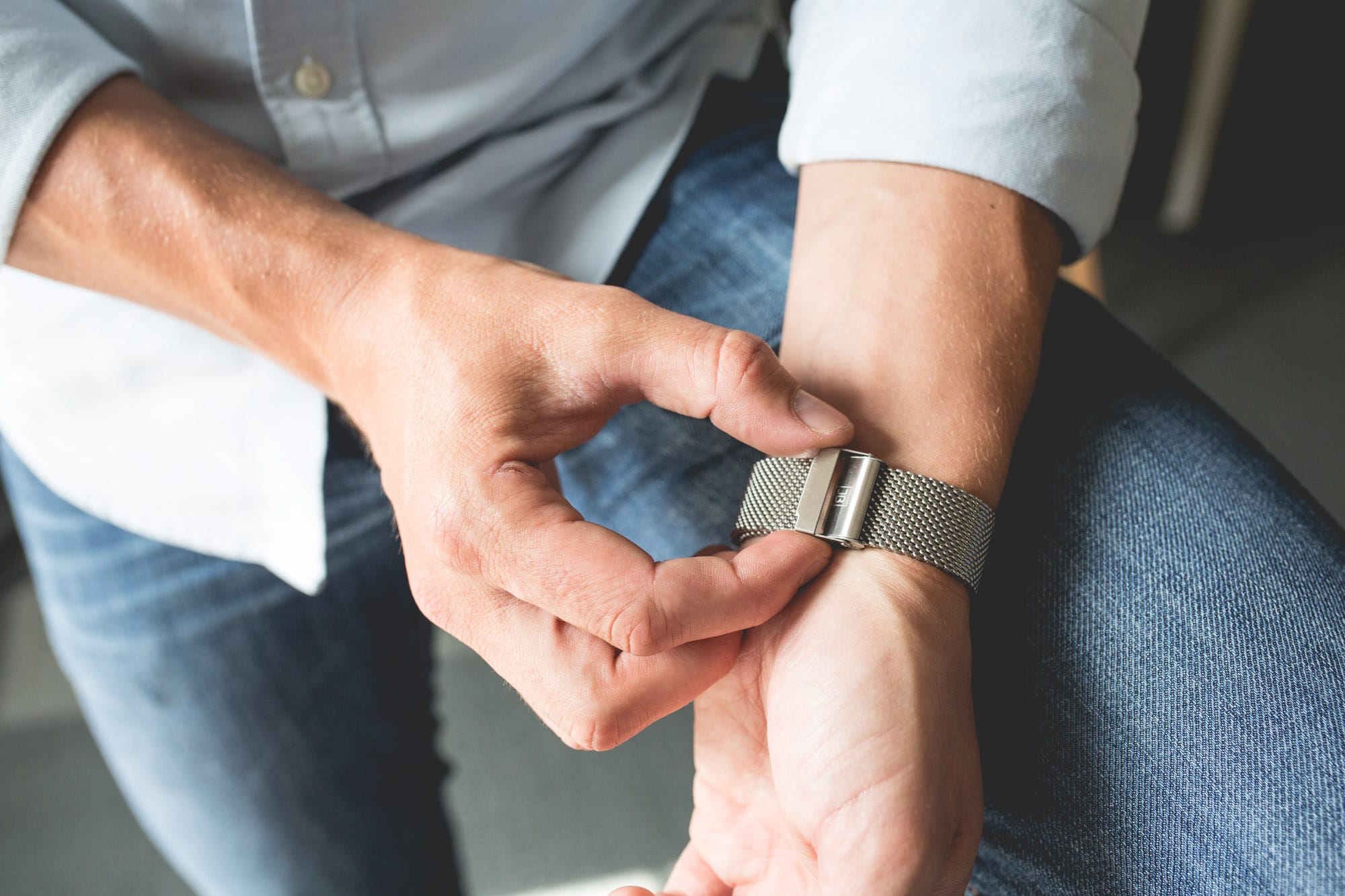 Milanese Mesh watch band by Joseph Bonnie