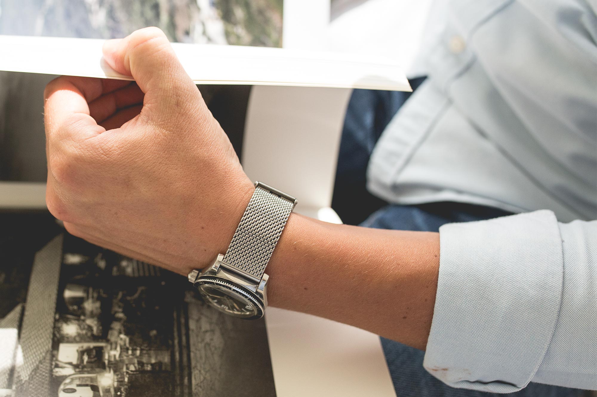 Milanese or Mesh watch band by Joseph Bonnie