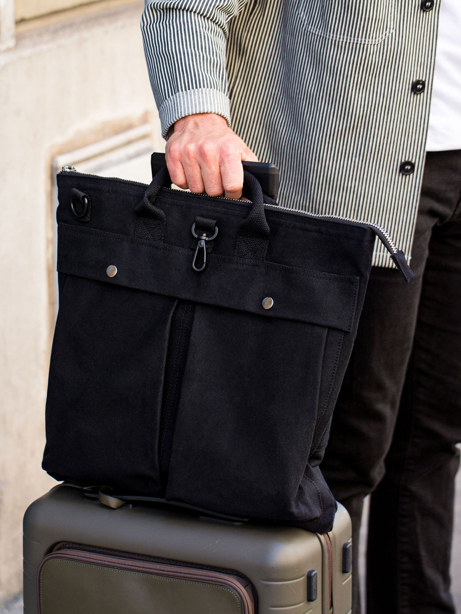 Maverick Helmet Bag - Cotton Canvas Bag - 3 colors