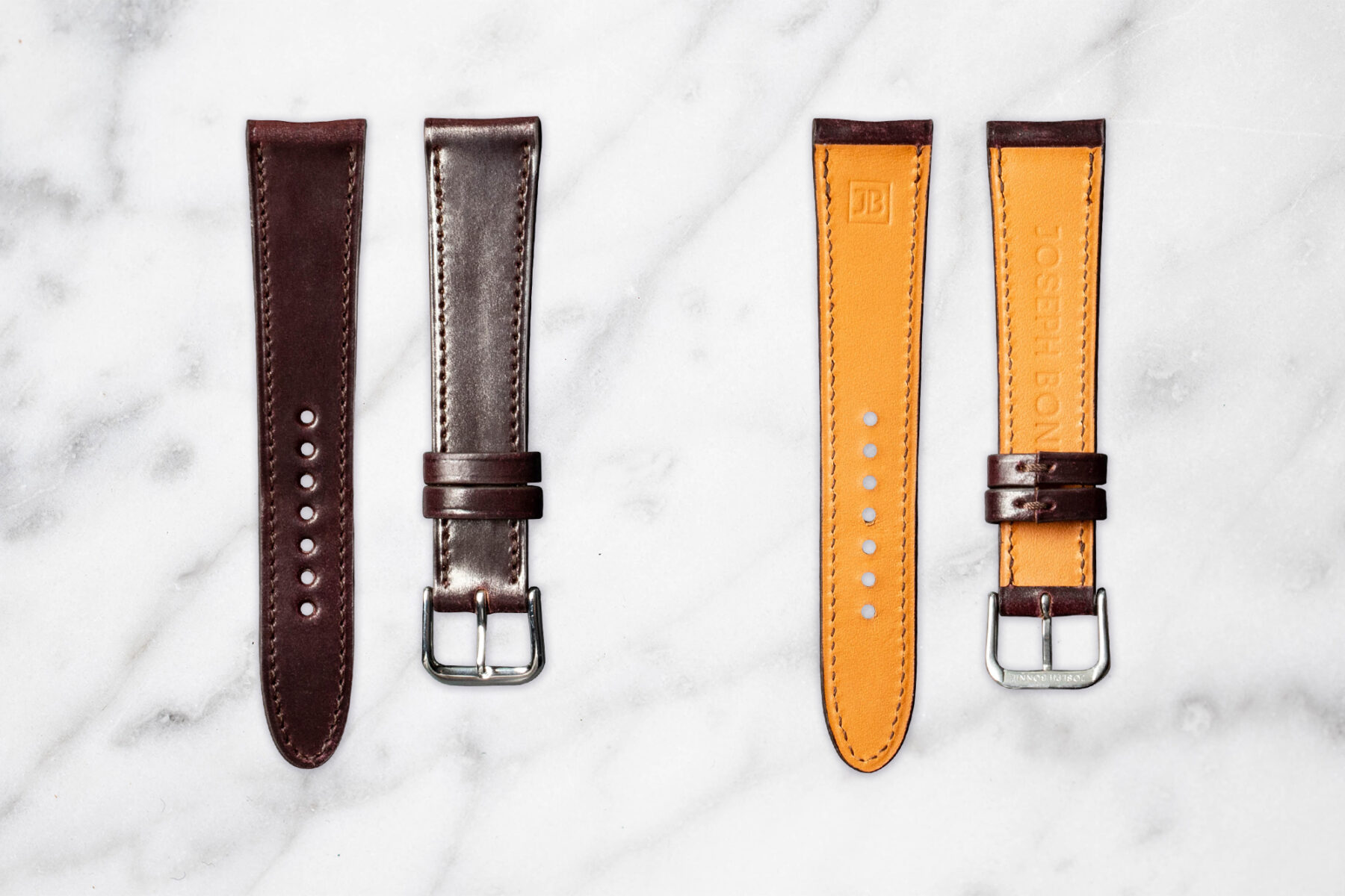 Classic Watch Strap - Horween Shell Cordovan Leather - Made in France