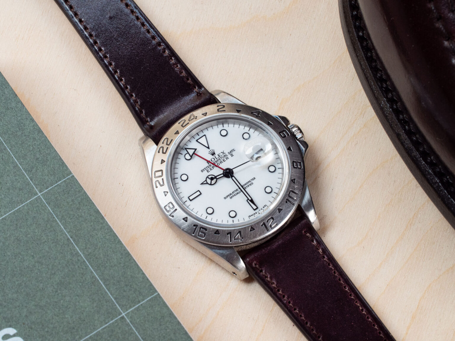 Classic Watch Strap - Horween Shell Cordovan Leather - Made in France