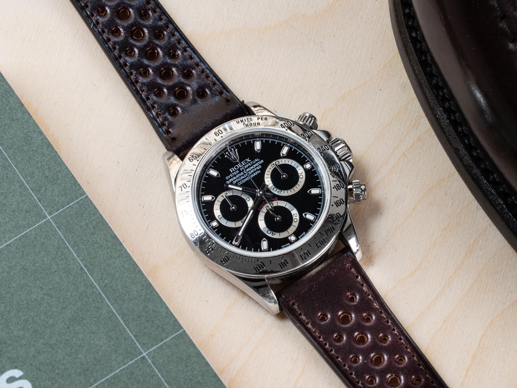 Bracelet de Montre Rallye - Cuir Shell Cordovan - Fabriqué en France